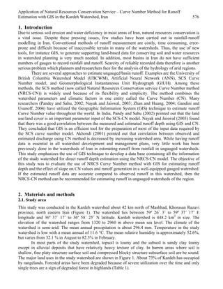 Curve number_gis | PDF | Agriculture | Industries