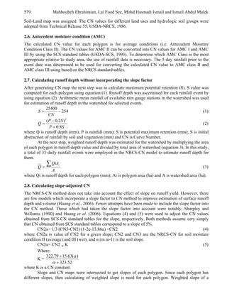 Curve number_gis | PDF | Agriculture | Industries