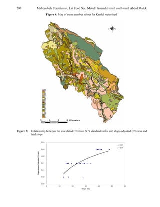 Curve number_gis | PDF | Agriculture | Industries