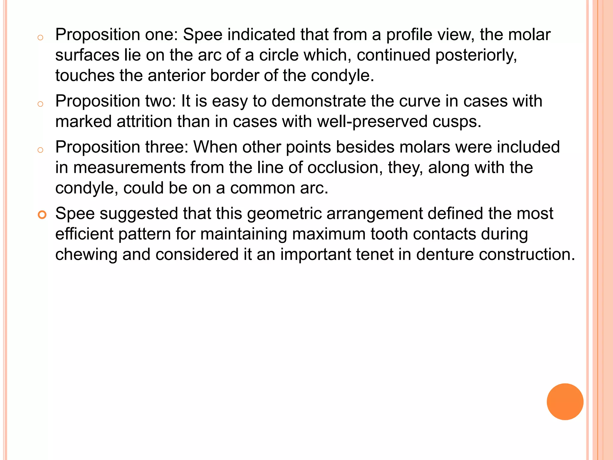 Compensating Curves in Prosthodontics | PPTX