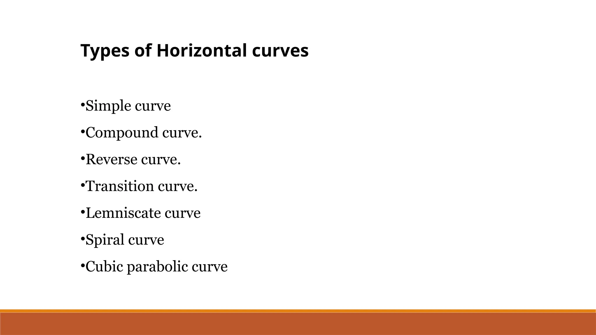 CURVES.pptx surveying engineerings based on survey | PPTX