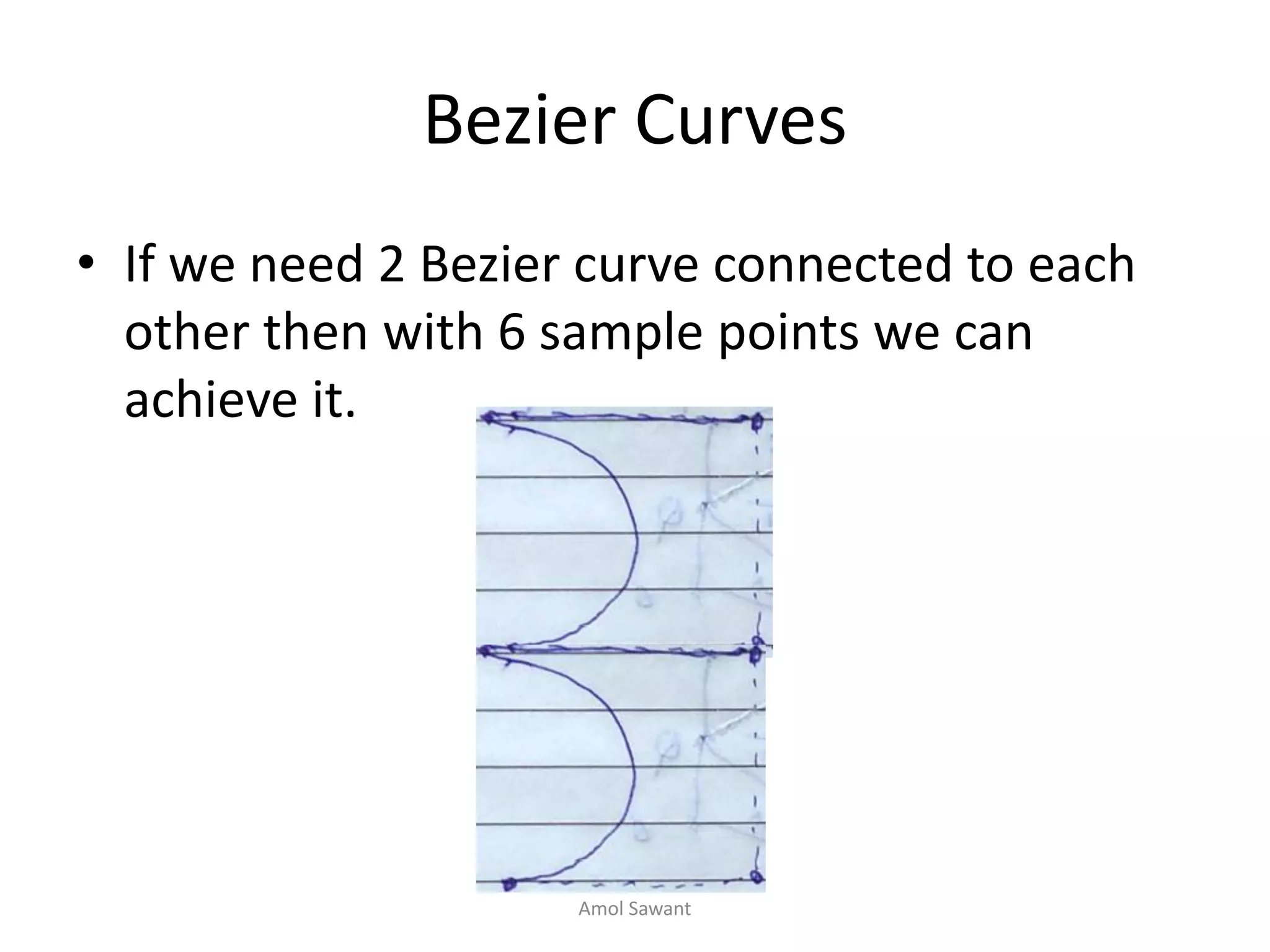 Curves and fractals b spline and bezier | PPT