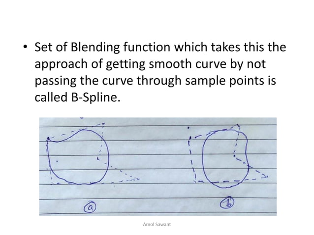 Curves and fractals b spline and bezier | PPT