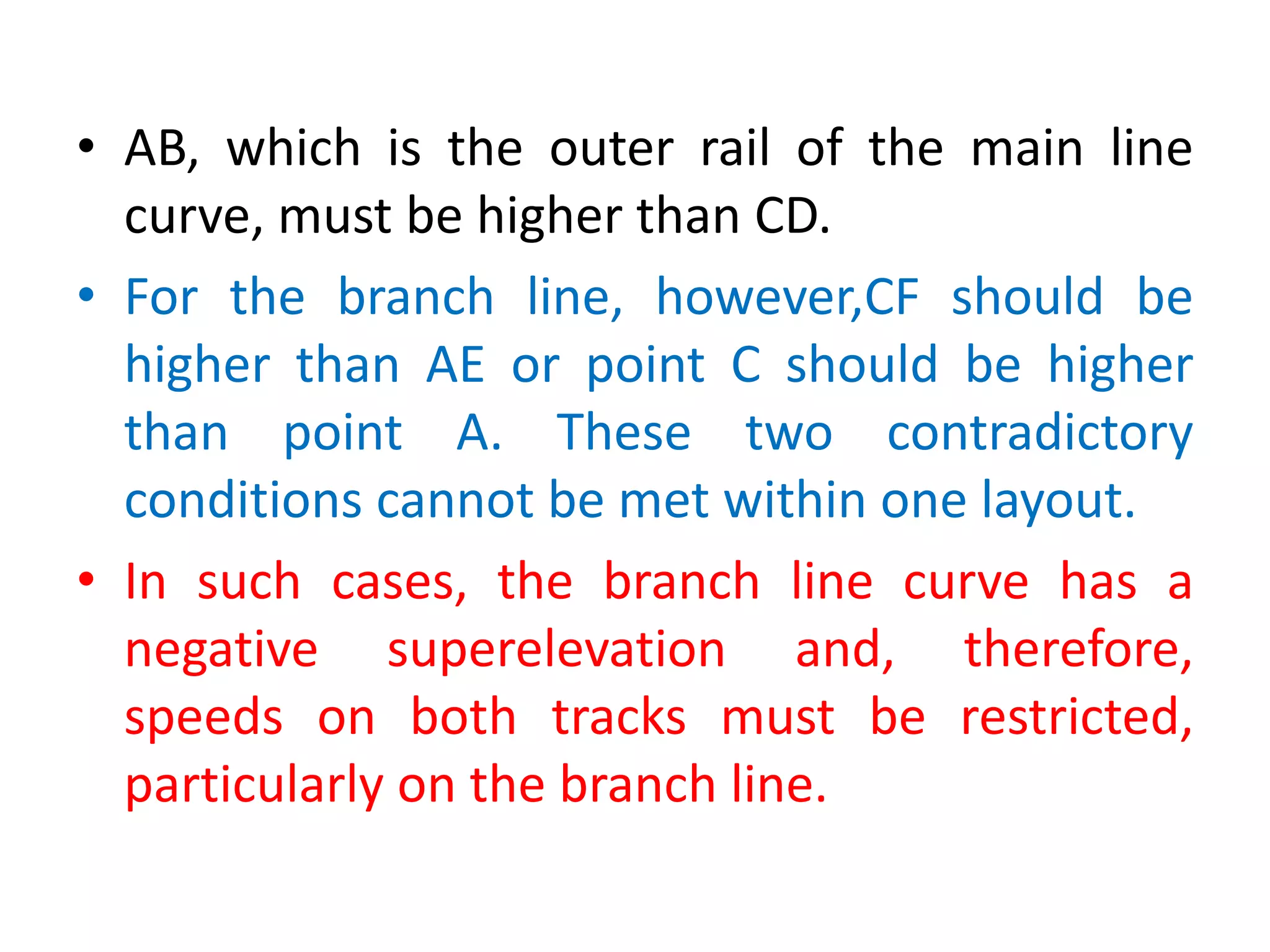 Railway Engineering-Curves and superelevation | PPTX