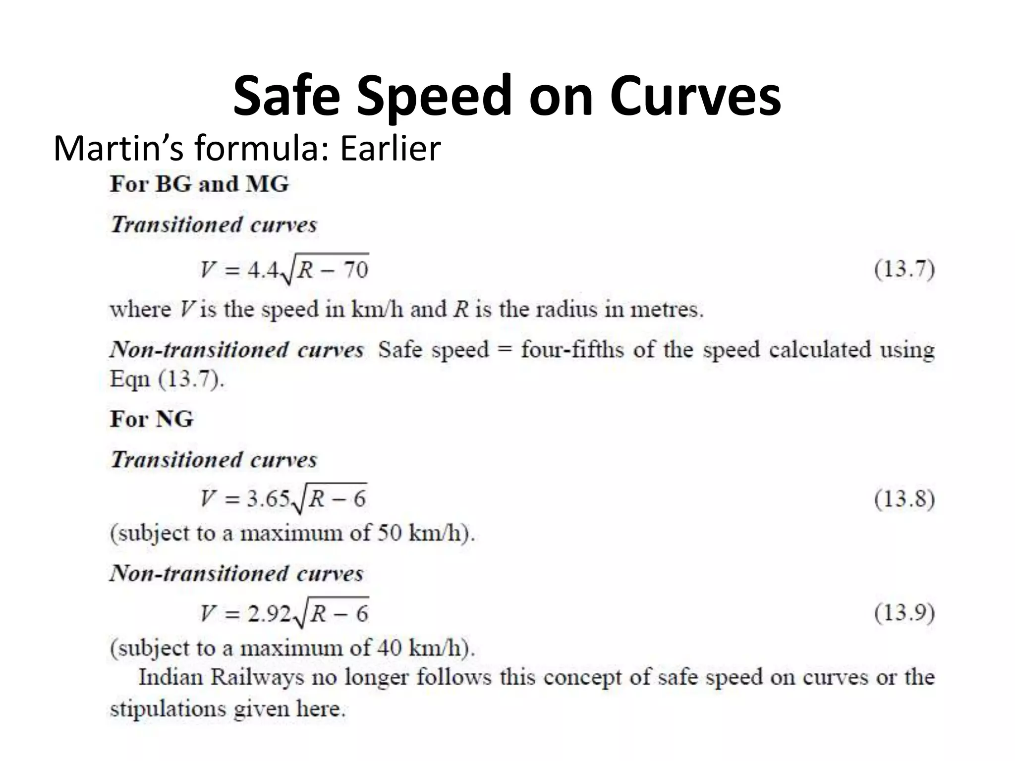 Railway Engineering-Curves and superelevation | PPTX