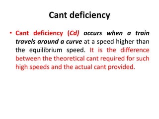 Railway Engineering-Curves and superelevation | PPTX