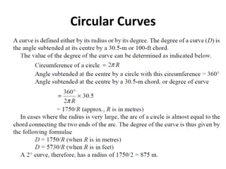 Railway Engineering-Curves and superelevation | PPTX