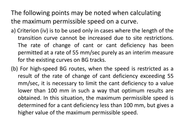 Railway Engineering-Curves and superelevation | PPTX | Rail Travel ...