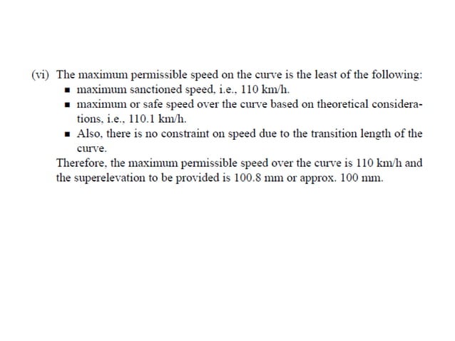 Railway Engineering-Curves and superelevation | PPTX | Rail Travel ...