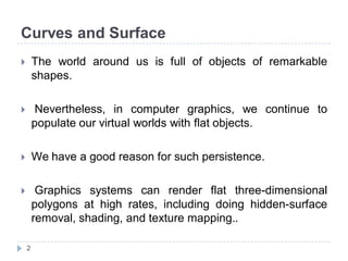Curves and surfaces | PDF