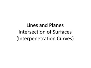 Curves of Intersection.ppt