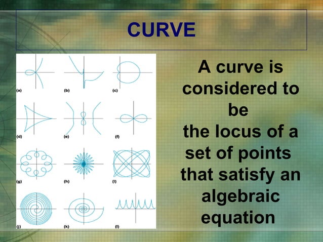 Curves in Engineering | PPT