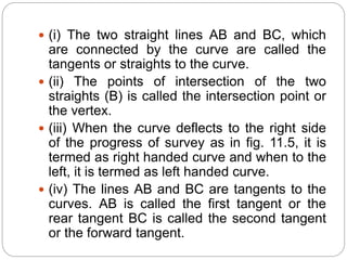CURVE SURVEYING. btech civil engineeringpptx | PPTX