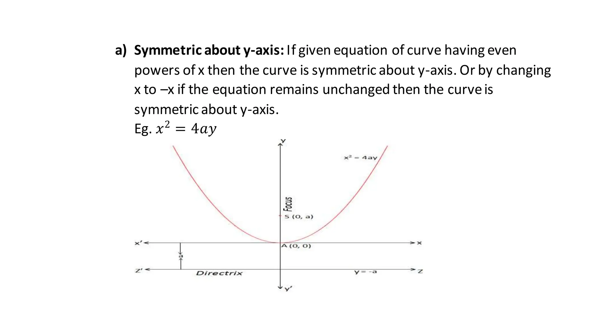 Curve Tracing Cartesian Form Pptx Physics Science