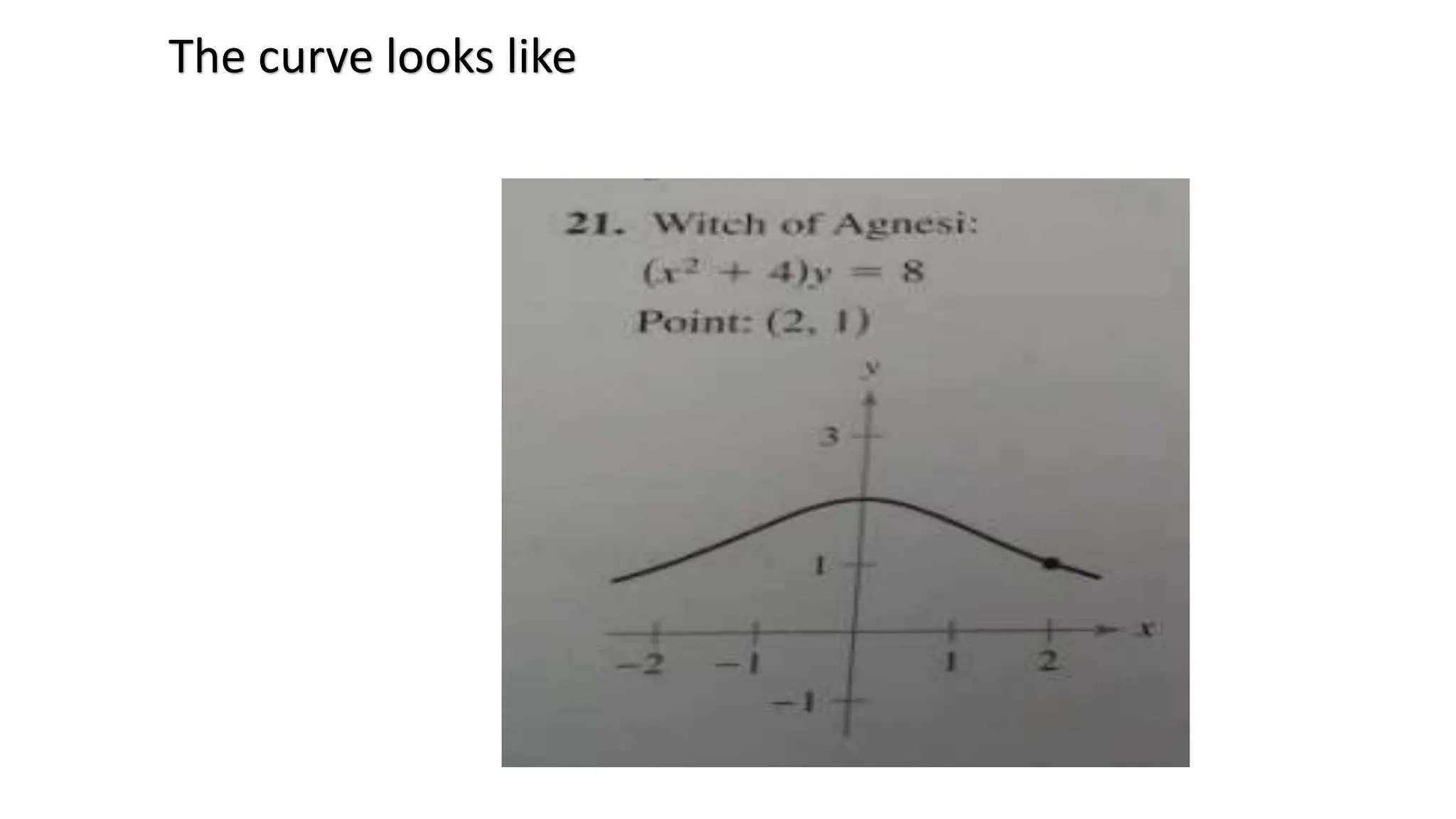 Curve Tracing Cartesian Form Pptx Physics Science
