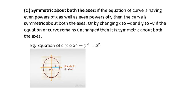Curve Tracing Cartesian Form Pptx Physics Science