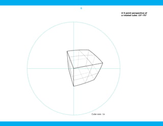 Curvilinear perspective of_a_cube_rotated_30-60_ degrees_massimo ...