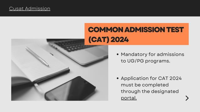 Cusat academic Admission 2024 Pdf full course | PPT