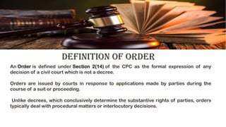 Differences between ORDER DECREE AND JUDGEMENT.pptx