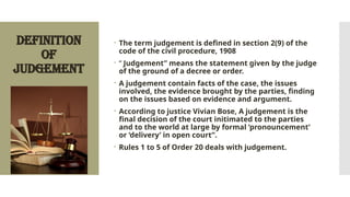 Differences between ORDER DECREE AND JUDGEMENT.pptx