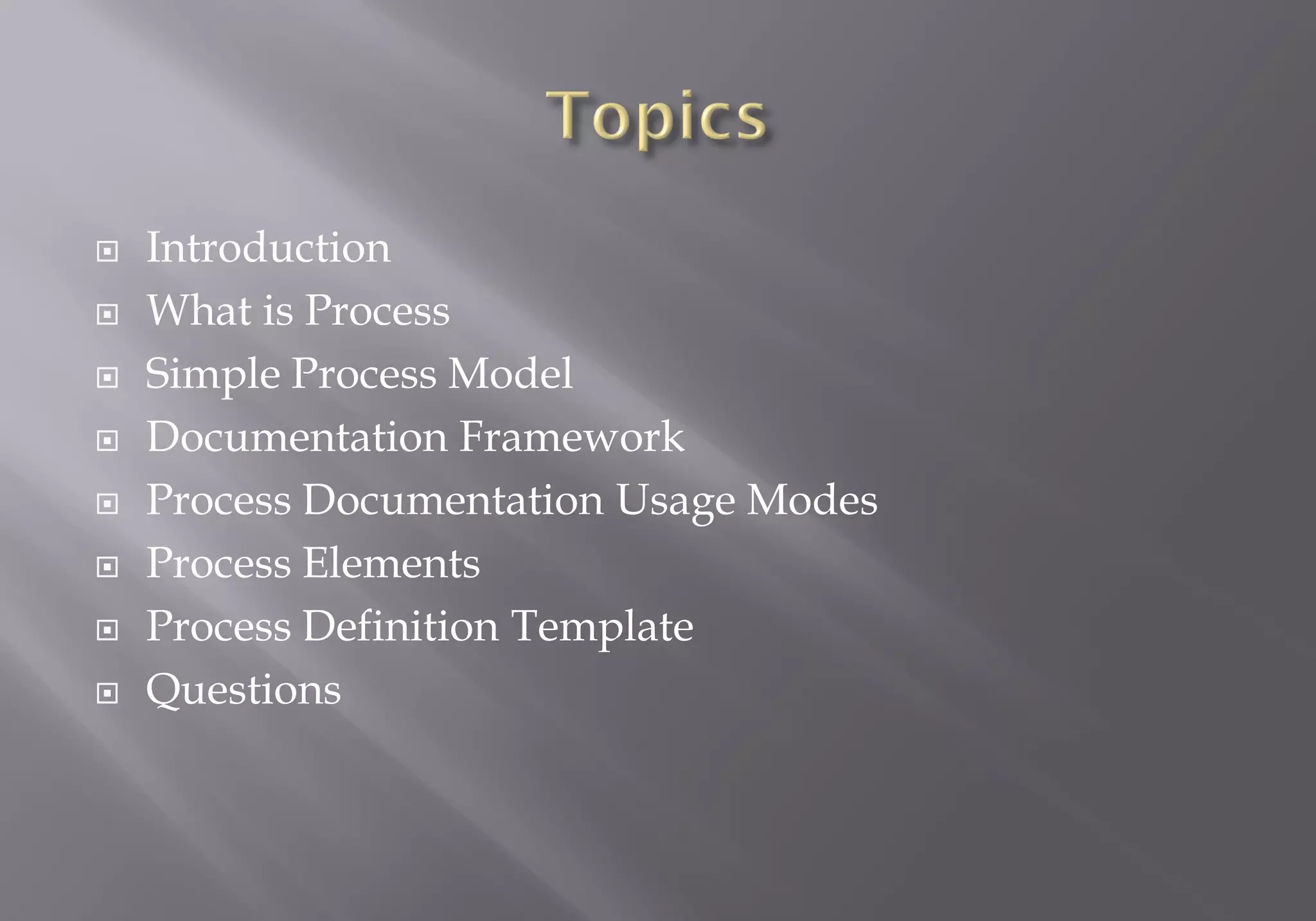 Process Definition | PDF