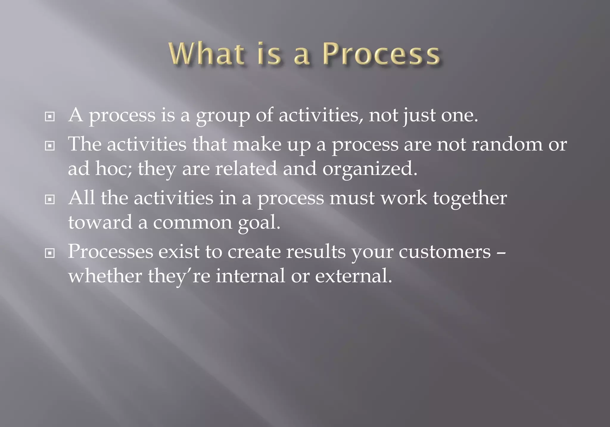 Process Definition | PDF