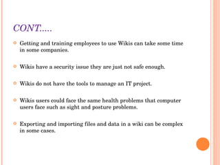 wikis | PPT