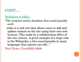 wikis | PPT
