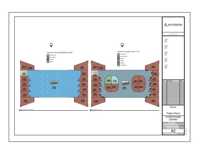 Sheet plan legend for Building design