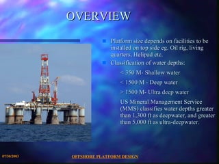 Offshore Structures Presentation | PPS
