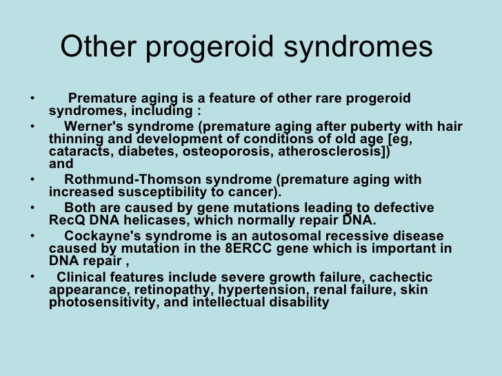 Progeria