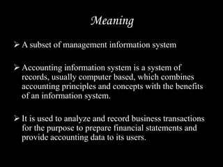 Accounting Information system | PPTX