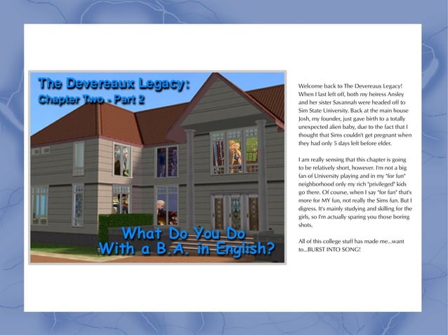The Devereaux Legacy: Chapter Two - Part 2 | PDF