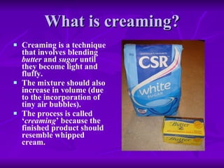 Creaming - Home Economics | PPT