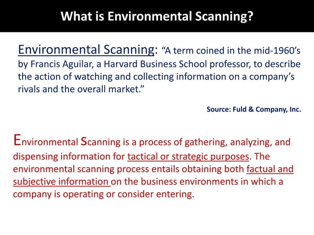 Environmental Scanning:complete concept. | PPTX | Business | Business ...