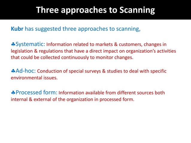 Environmental Scanning:complete concept. | PPT