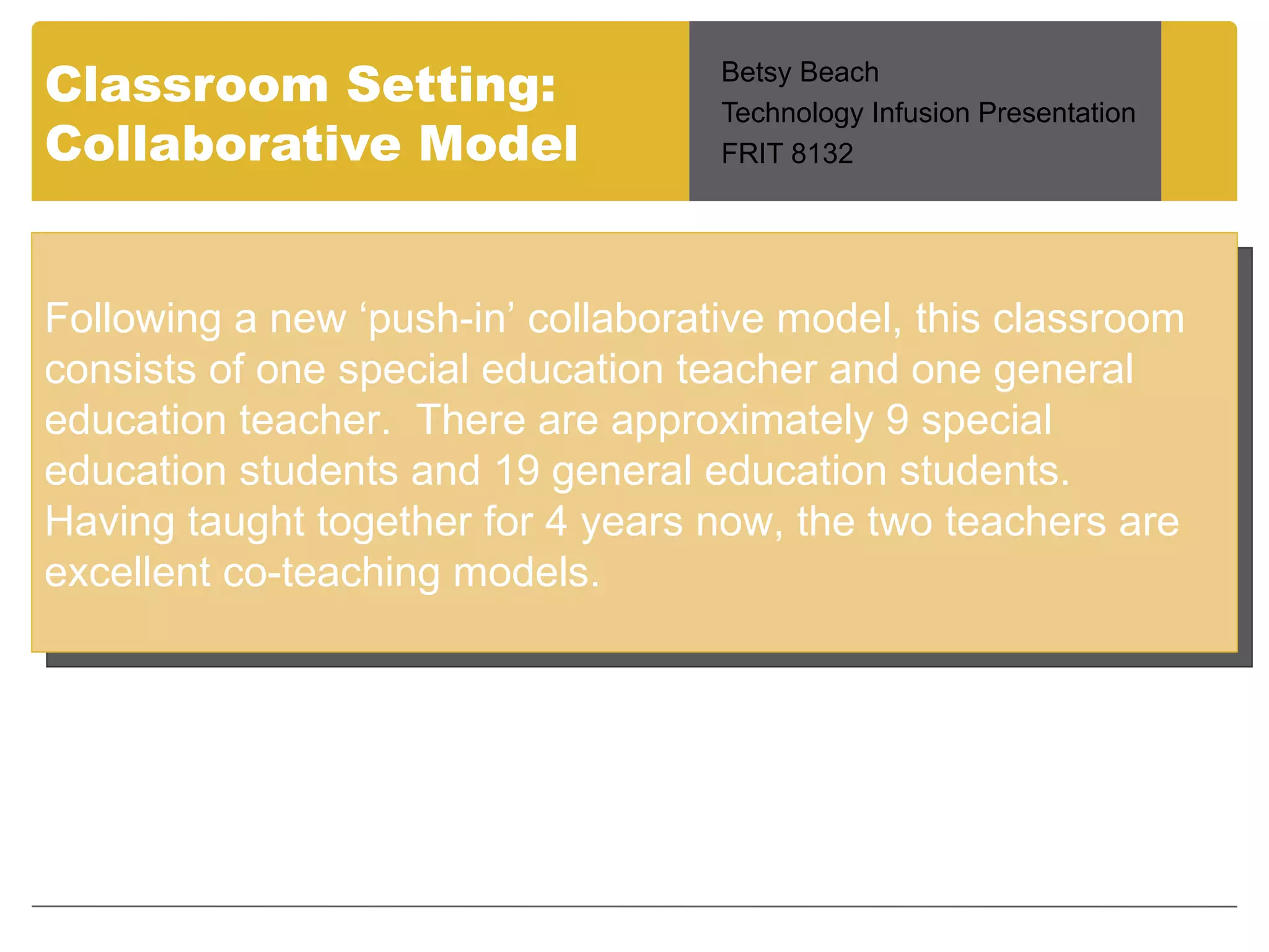 Technology Infusion Presentation | PPT