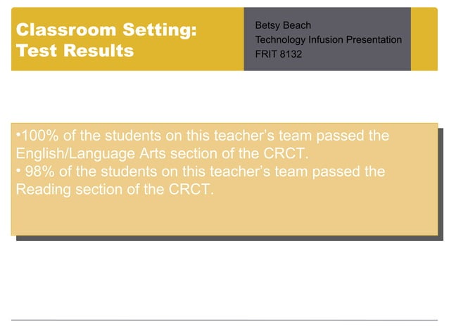 Technology Infusion Presentation | PPT