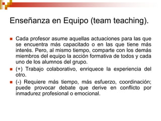 Departamentos y equipos docentes en la escuela | PPTX