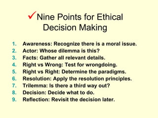 Ethical Decision Making | PPT