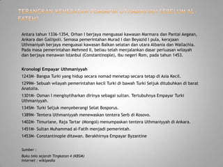 KERAJAAN TURKI UTHMANIYYAH | PPTX