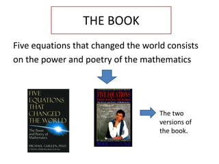 five equations that changed the world | PPTX