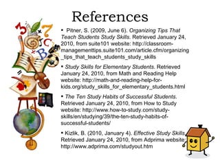 Study Tips for Elementary Students | PPT