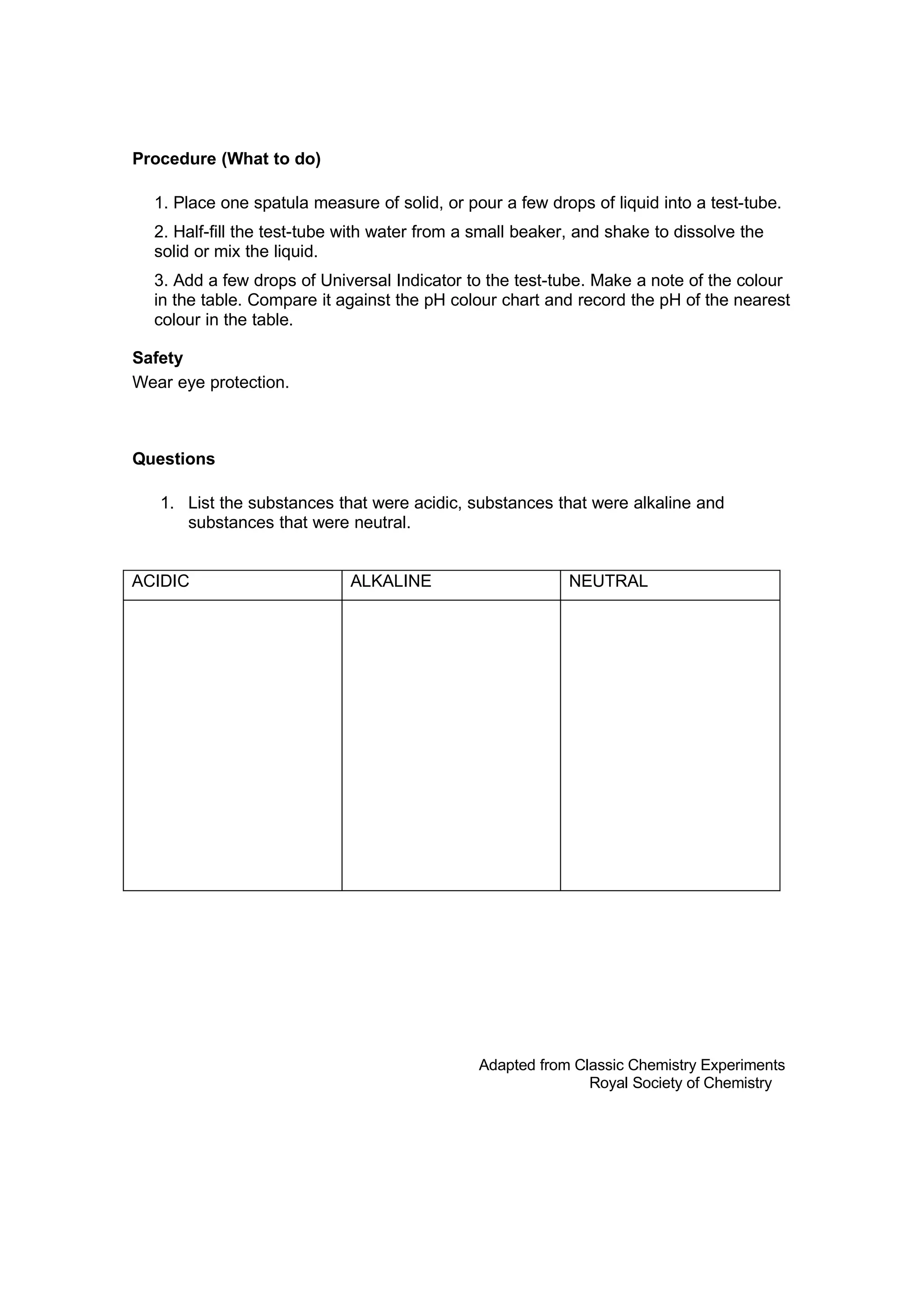TOPIC 3. pH SCALE-ACTIVITIES | DOC