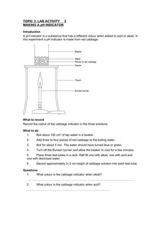 TOPIC 3 PH SCALE-LAB | DOC