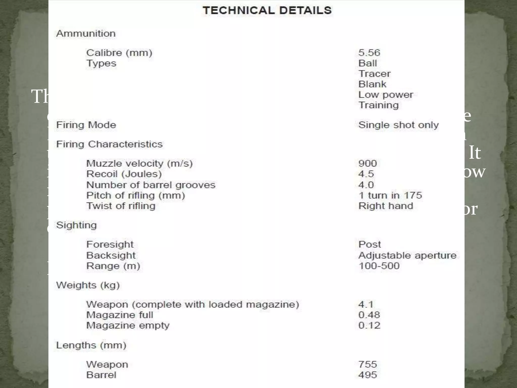 Introduction To The Cadet GP Rifle | PPSX