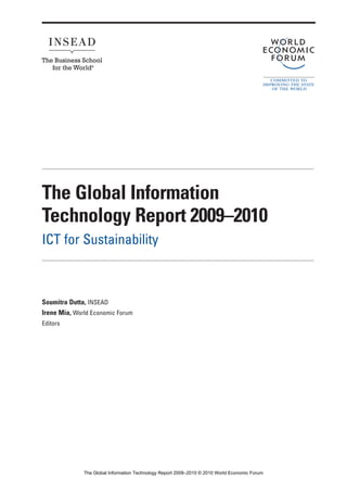 The Global Information Technology Report 2009-2010 | PDF