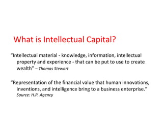 Intellectual Capital Management | PPT