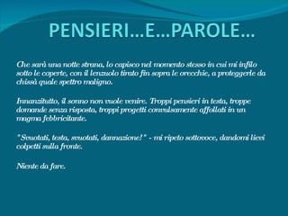pensieri e parole | PPT