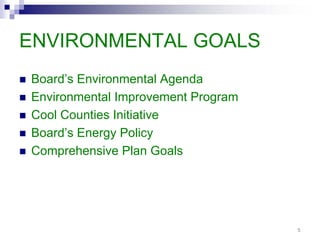 Fairfax County: A Commitment to Environmental/ Energy Conservation | PPT